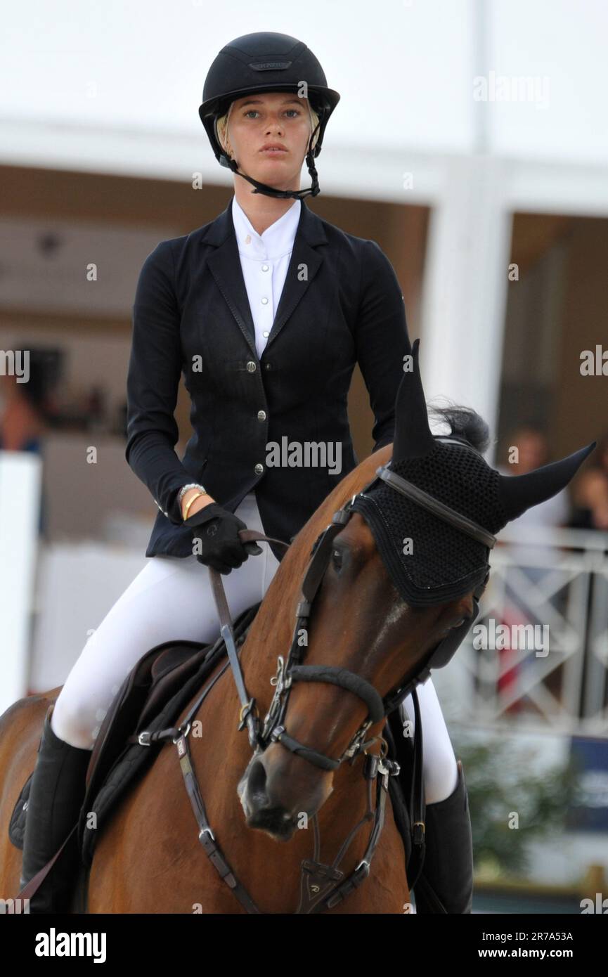 CANNES -FRANCE JUNE 10: Isabella Russekoff rides during the Longines ...