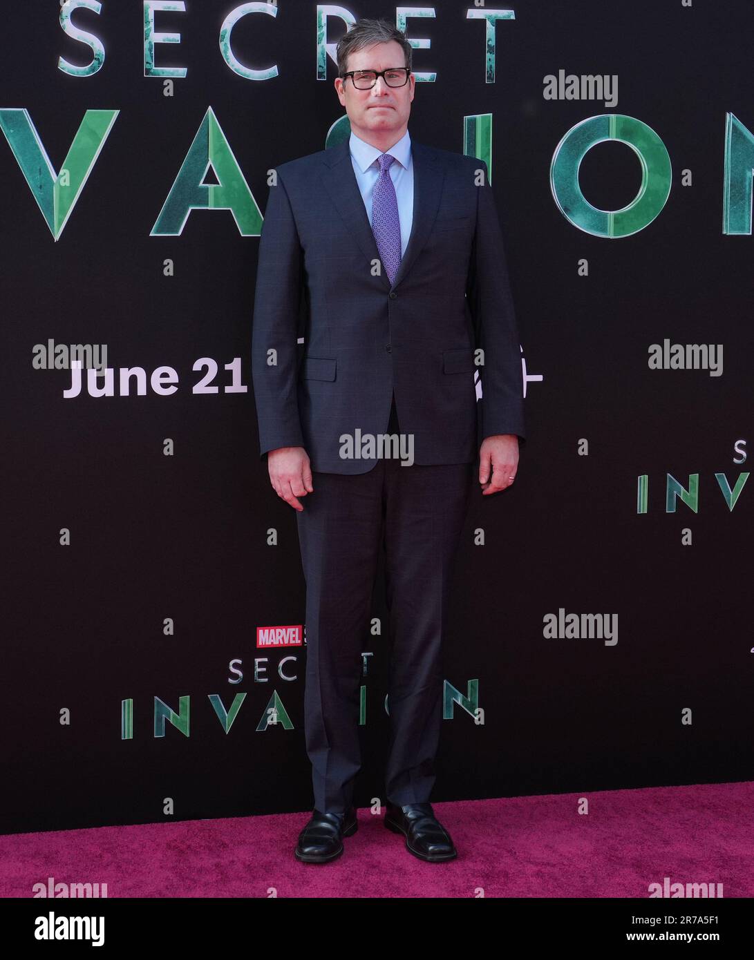 John Haley arrives at the Marvel Studios' SECRET INVASION Launch Event held at the El Capitan ...