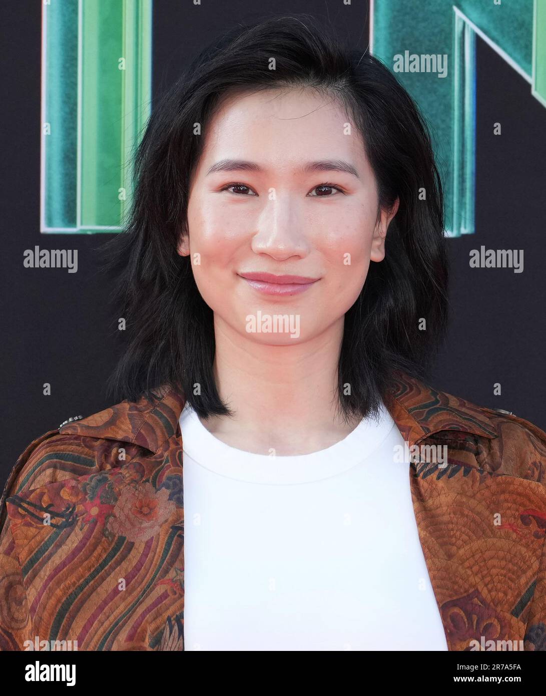 Meng'er Zhang arrives at the Marvel Studios' SECRET INVASION Launch ...