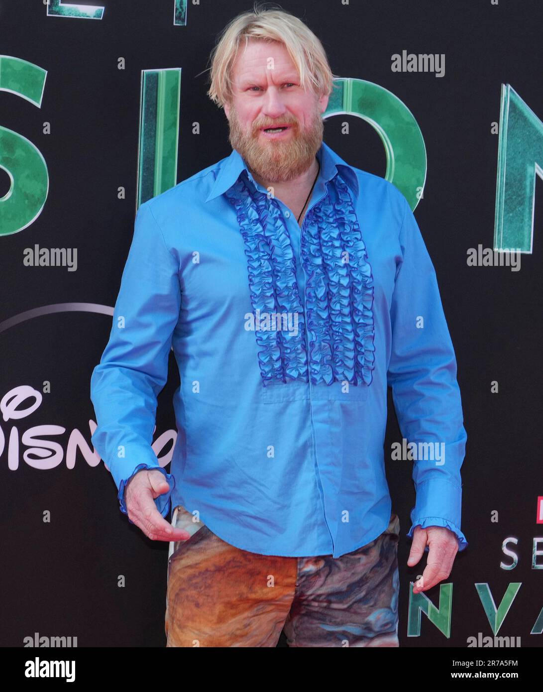 Rune Temte arrives at the Marvel Studios' SECRET INVASION Launch Event ...