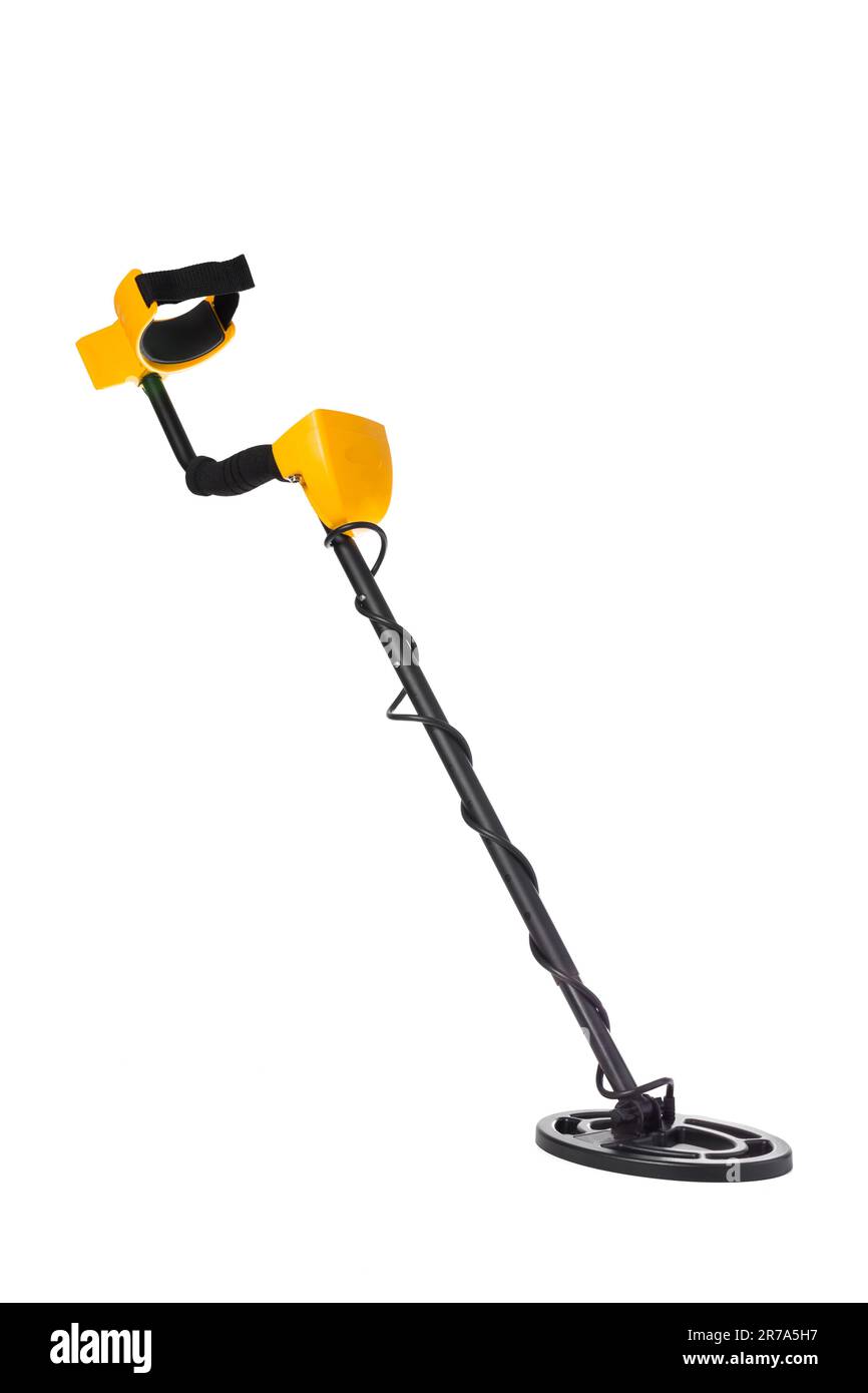 metal detector. Isolated Stock Photo - Alamy