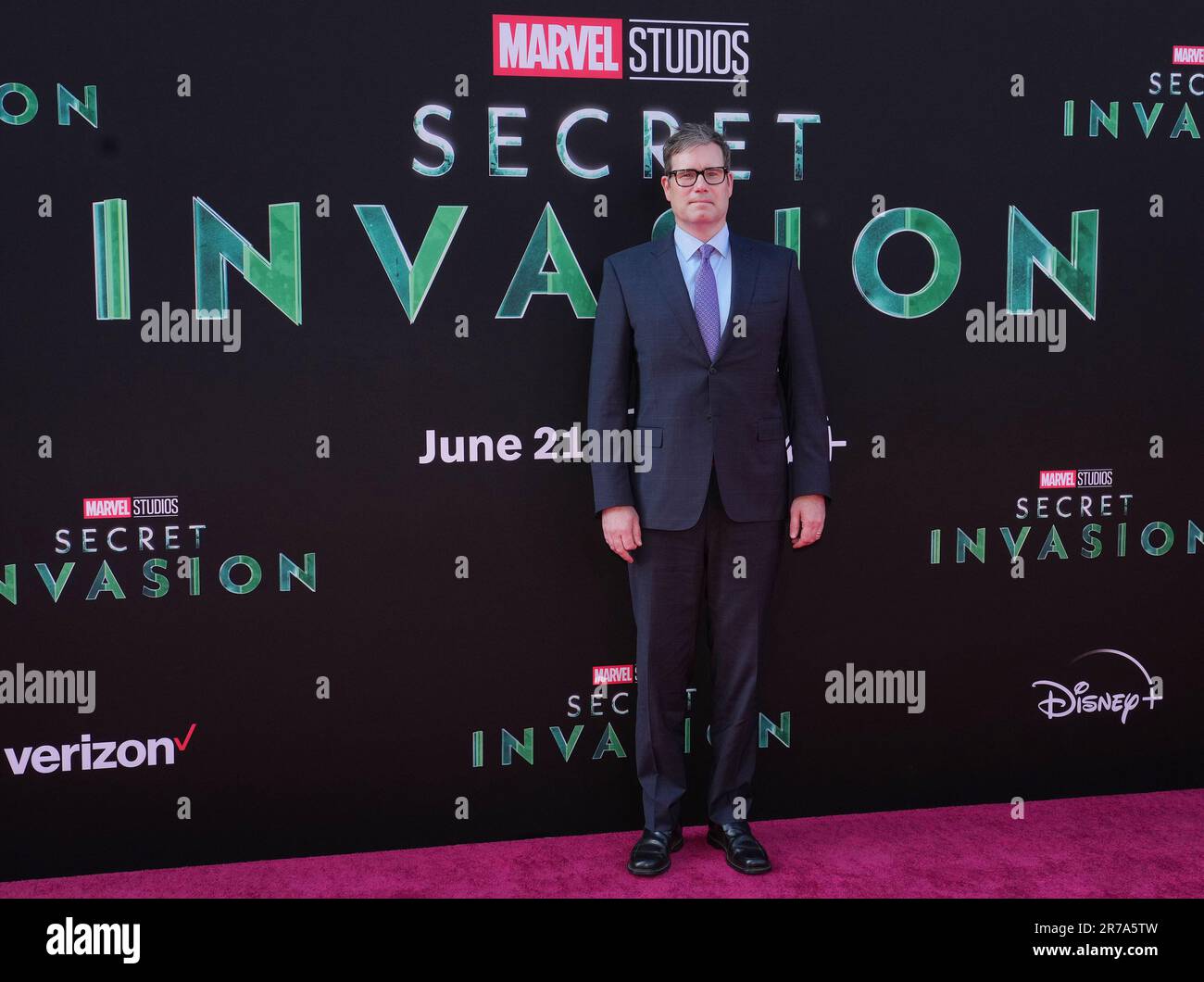 Los Angeles, USA. 13th June, 2023. John Haley arrives at the Marvel ...