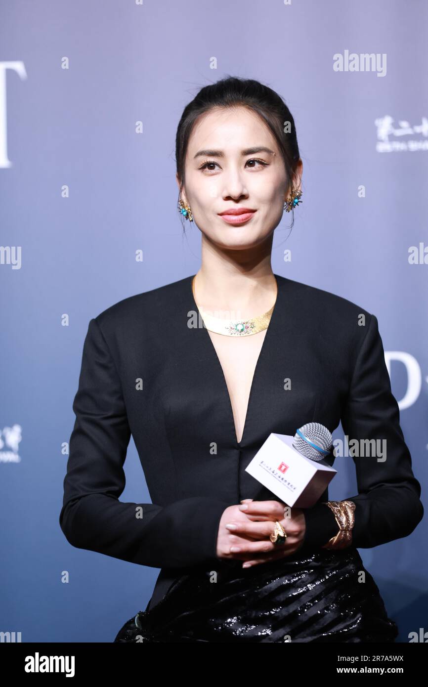 Chinese actress and singer Huang Shengyi attends activity in Shanghai ...