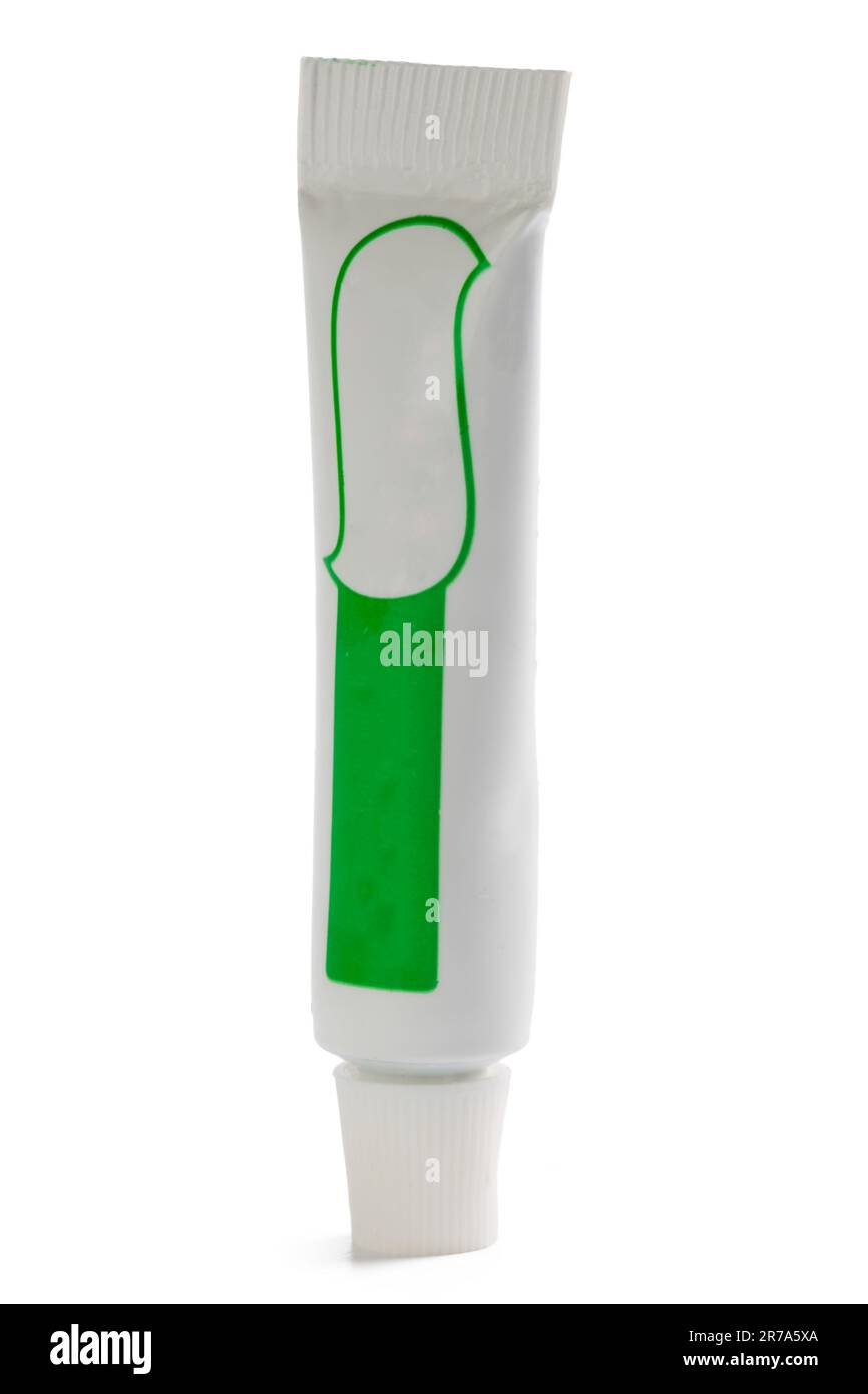 Dental toothpaste isolated on white background Stock Photo - Alamy