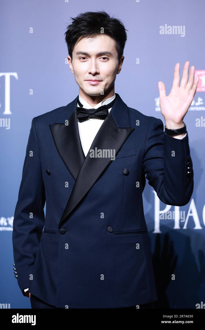 Chinese actor and supermodel Gao Weiguang attends activity in Shanghai, China, 11 June, 2023 ...