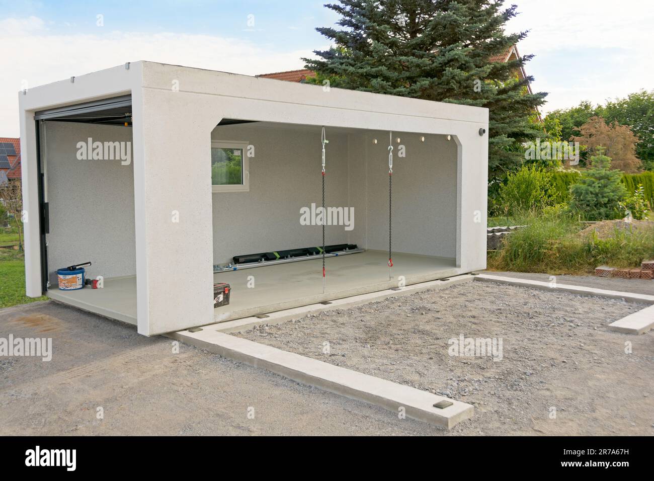 Concrete Building Garages