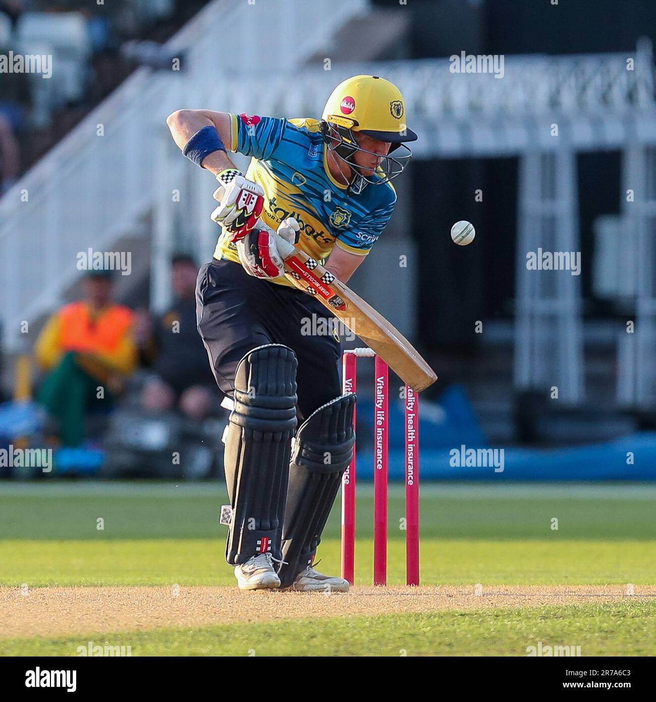 Dan Mousley batting for Bears taken in Birmingham, UK on 3 Jun 2023 ...