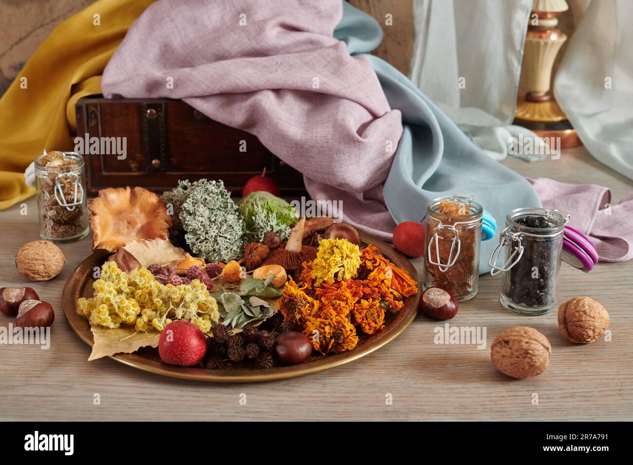 Dish natural fabric dye hi-res stock photography and images - Alamy