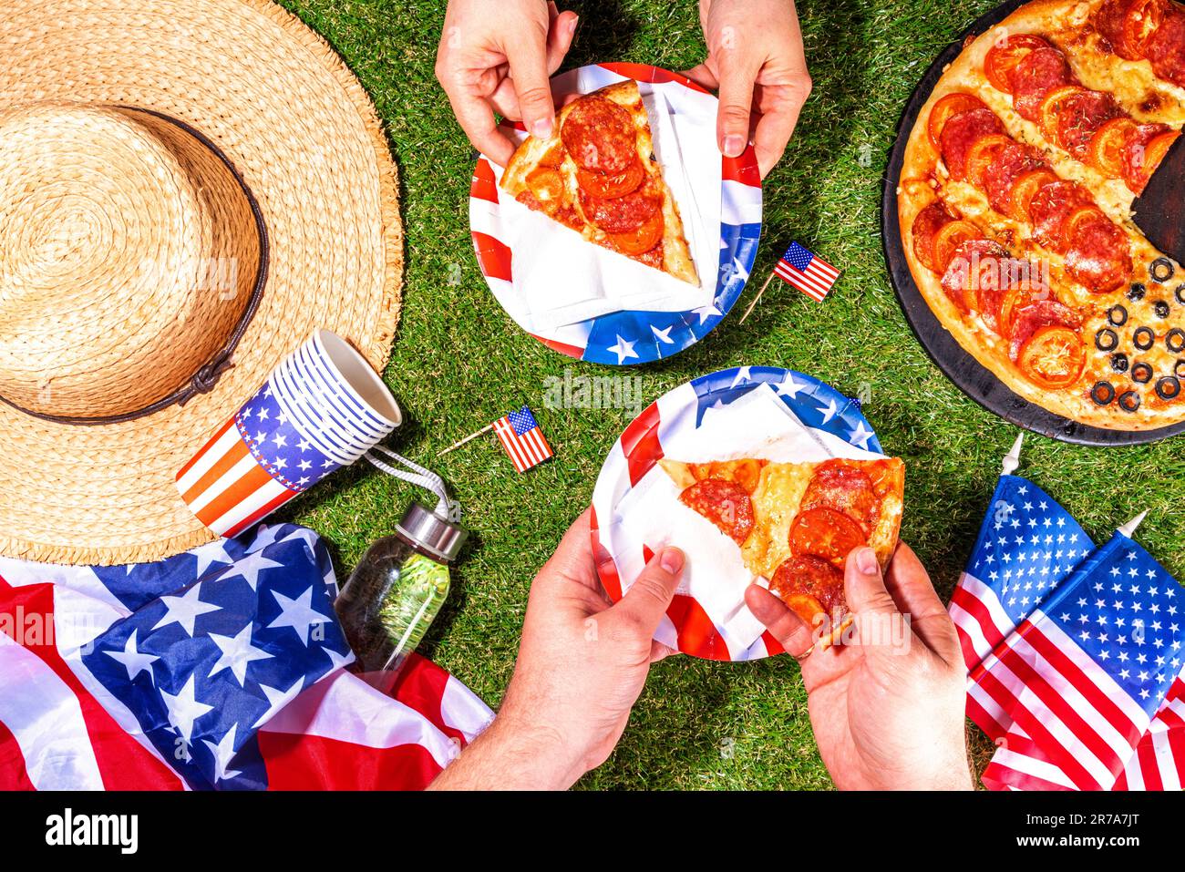 july 4th holiday party pizza, Fourth of July, Patriotic Independence ...