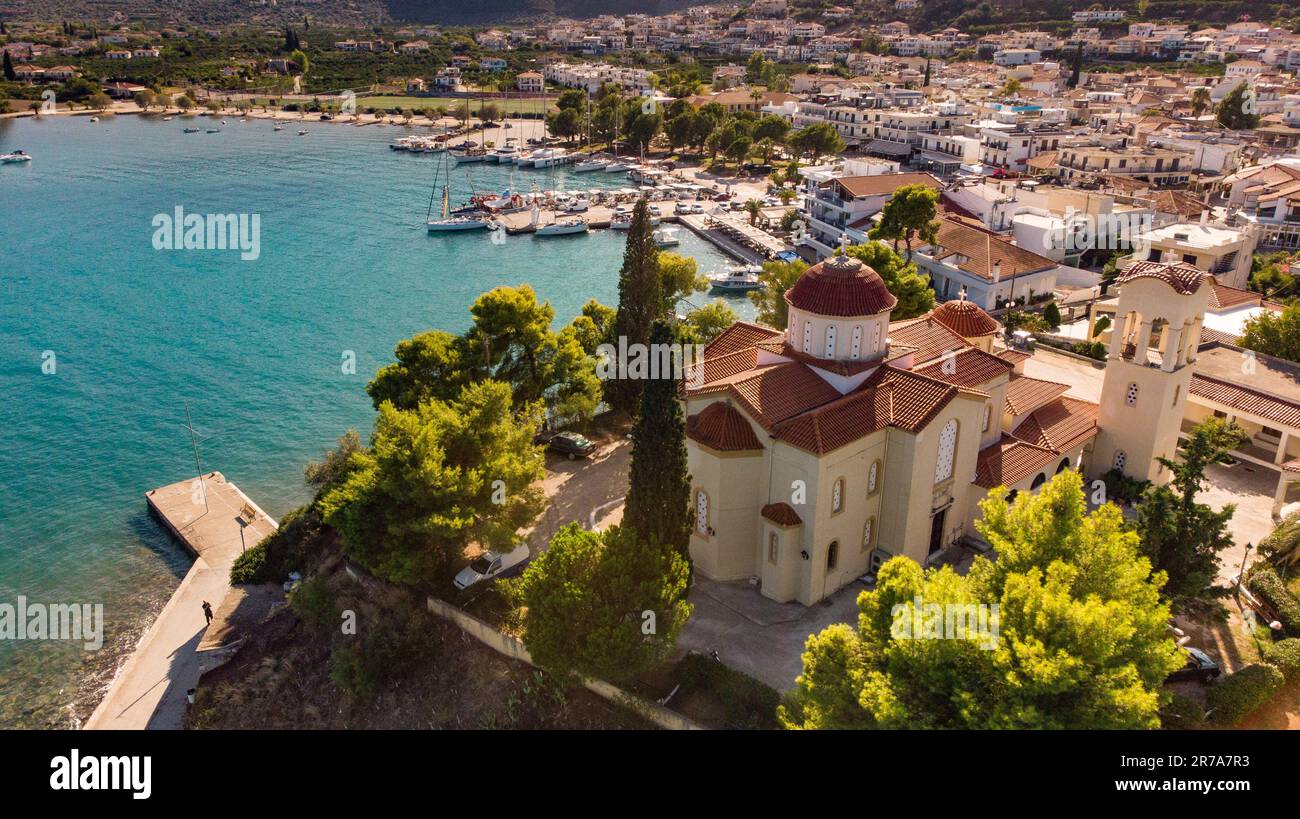 A picturesque Greek Orthodox church situated in the picturesque town of ...