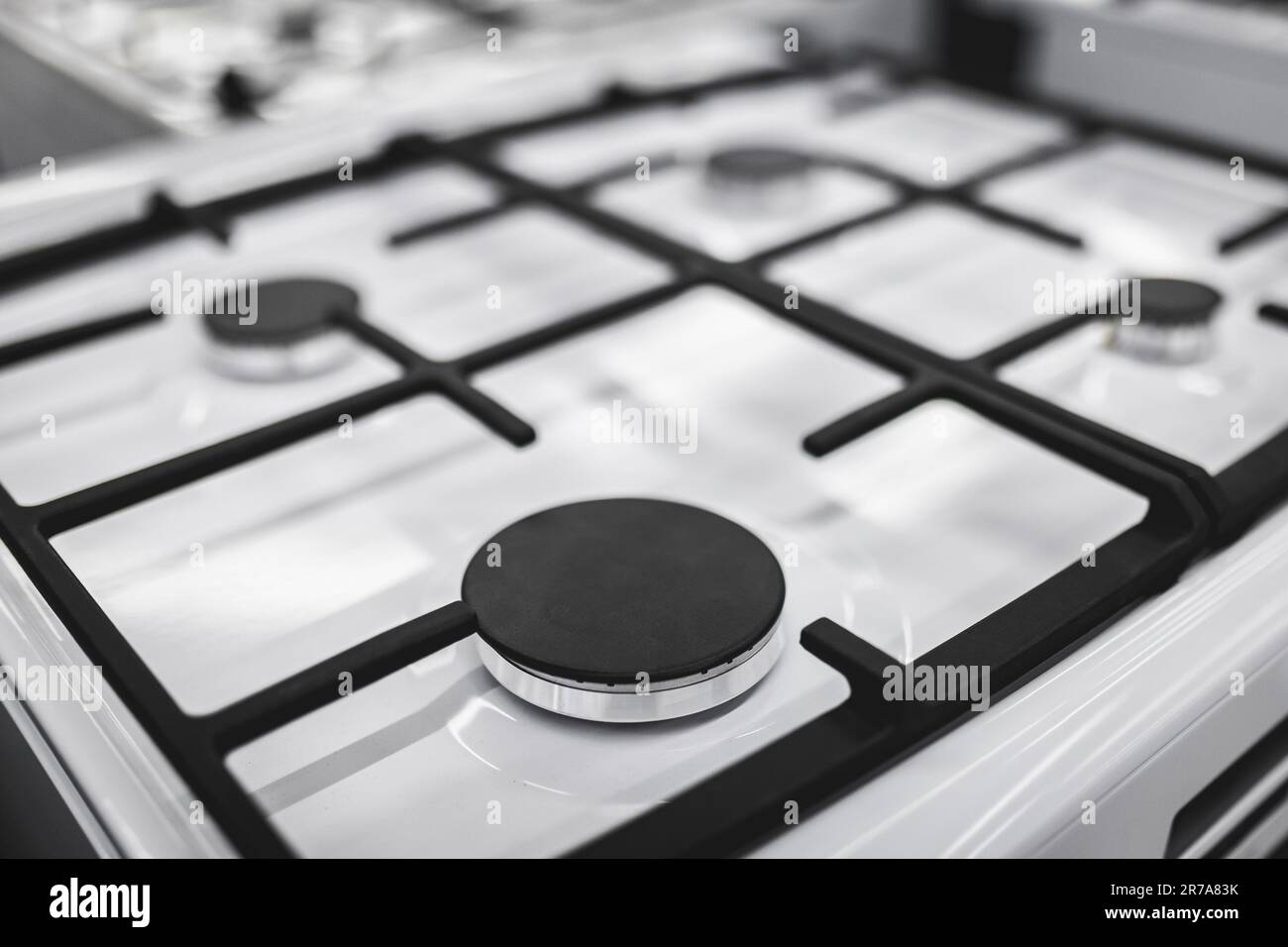 Domestic gas cooker burners hi-res stock photography and images - Alamy