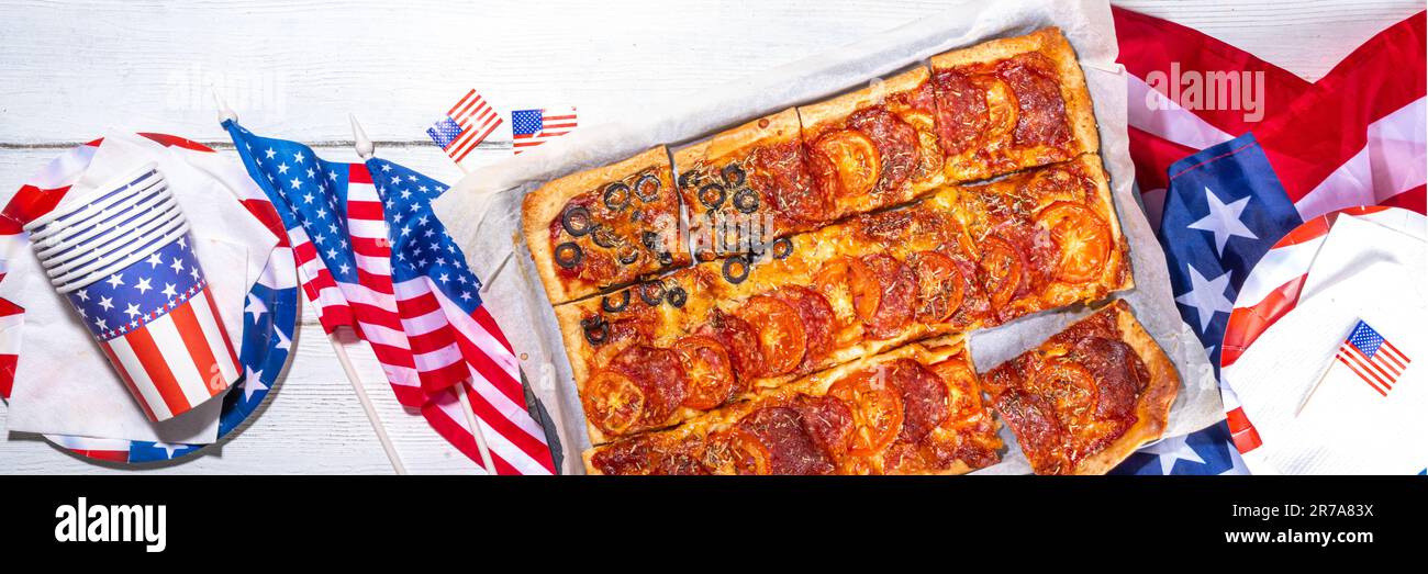 july 4th holiday party pizza, Fourth of July, Patriotic Independence ...