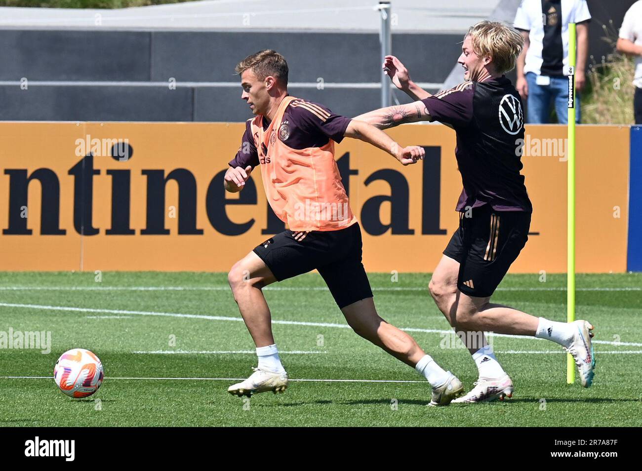 Frankfurt, Germany. 14 June, 2023. National team, before the ...