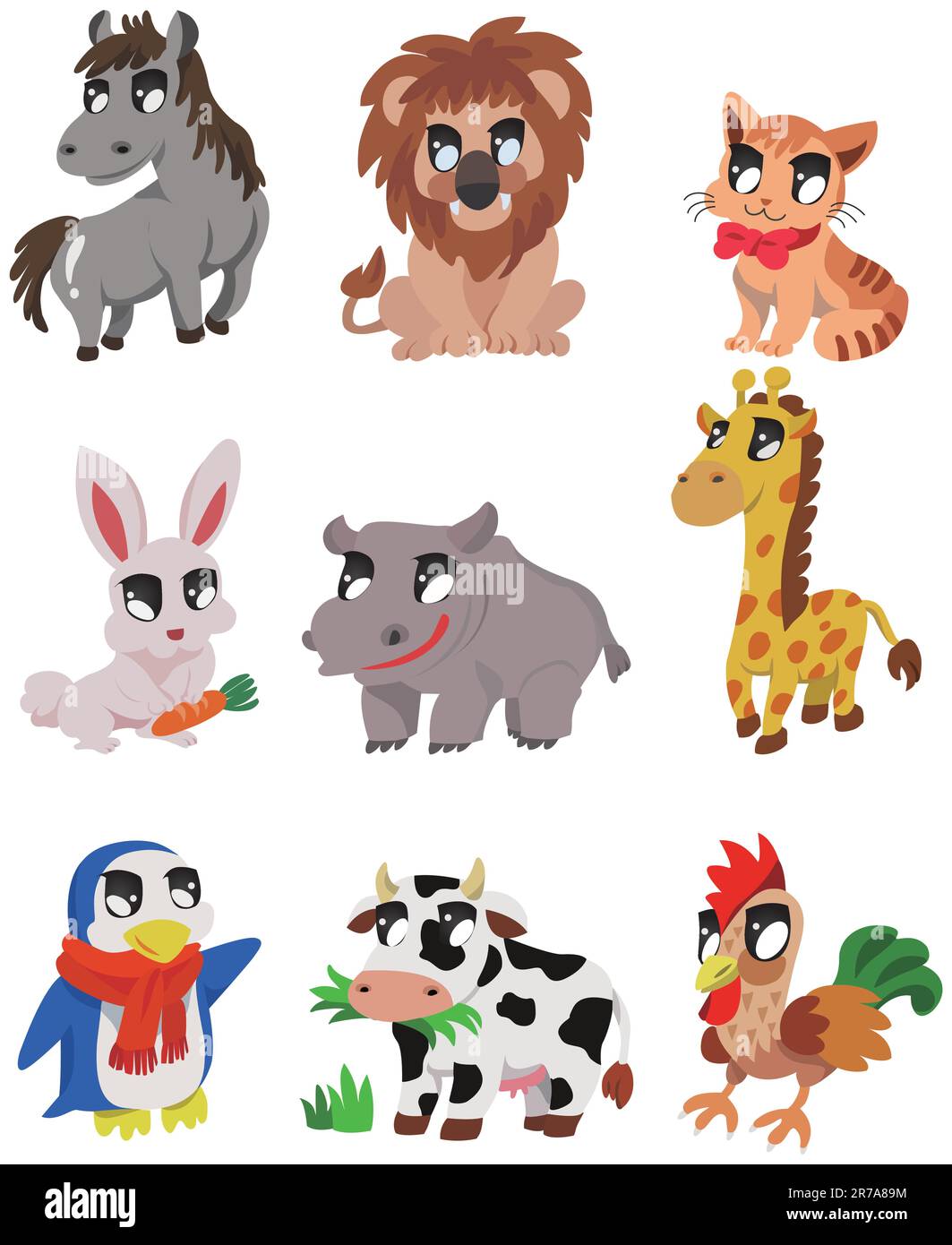 cartoon animal icon Stock Vector Image & Art - Alamy