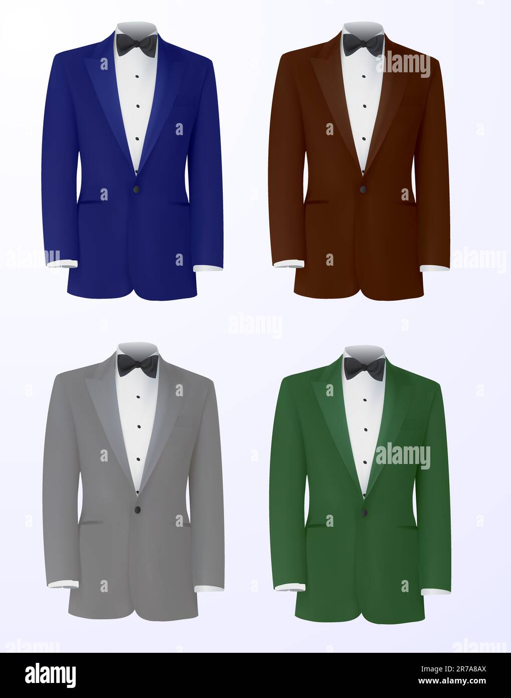Wear dinner jackets Stock Vector Images - Alamy