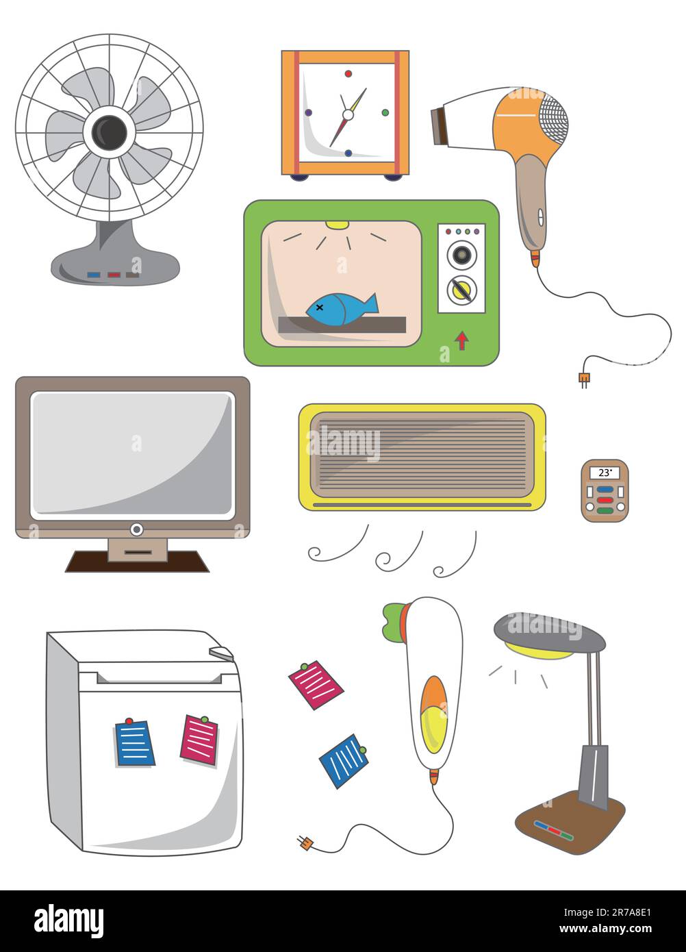 Tv remote icon cartoon Cut Out Stock Images & Pictures - Alamy