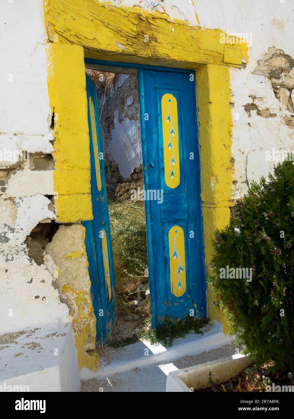 A picturesque village called Fanes with narrow streets, known as the ...