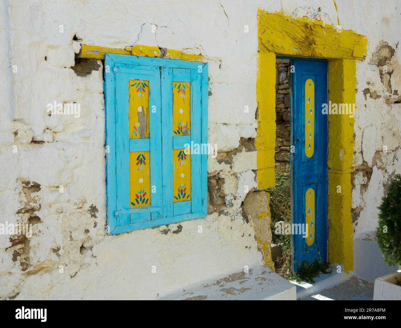 A picturesque village called Fanes with narrow streets, known as the ...