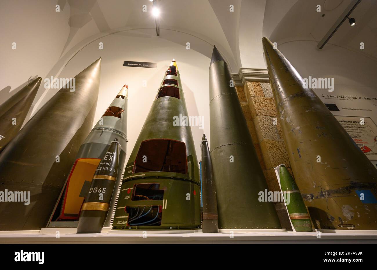 Dresden, Germany. 14th June, 2023. Missile heads operated by the ...