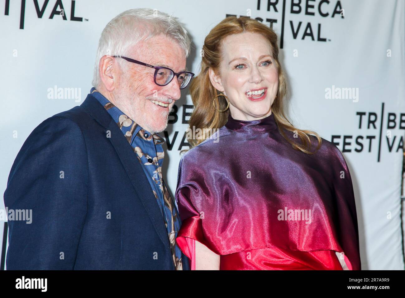 NEW YORK, NEW YORK, USA - JUNE 12, 2023: Thaddeus O'Sullivan and Laura ...