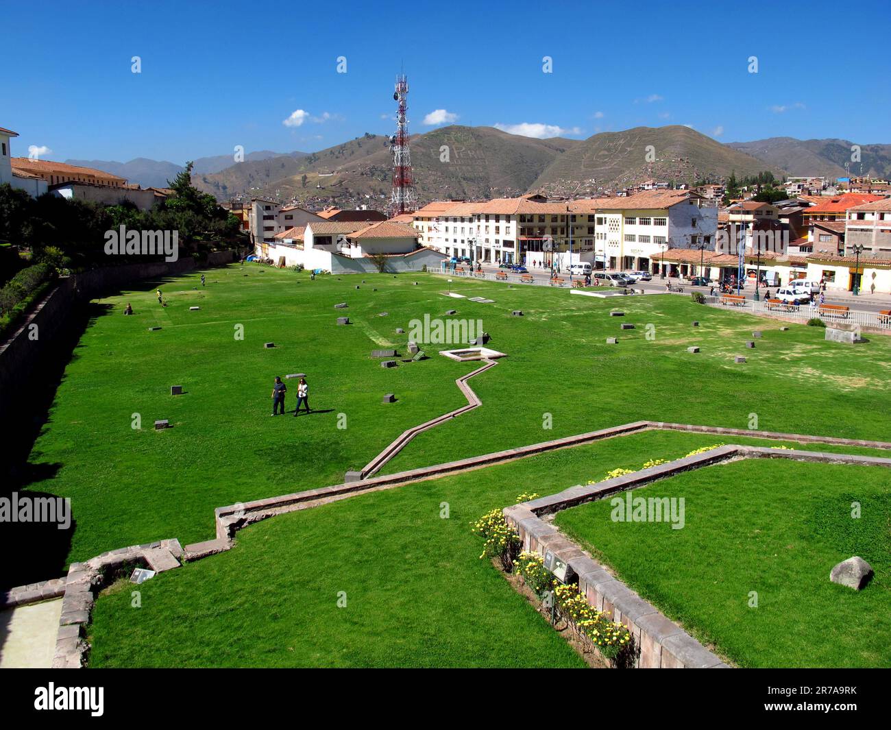 Cusco / Peru - 05 May 2011: The vintage building in Cusco, Peru Stock ...