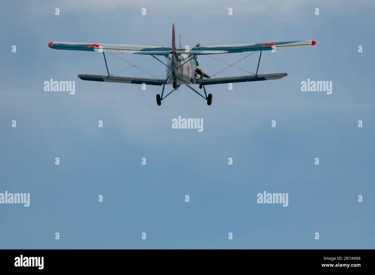 Rhine Valley, Saint Gallen, Switzerland, May 20, 2023 LY-MHC Antonov AN ...