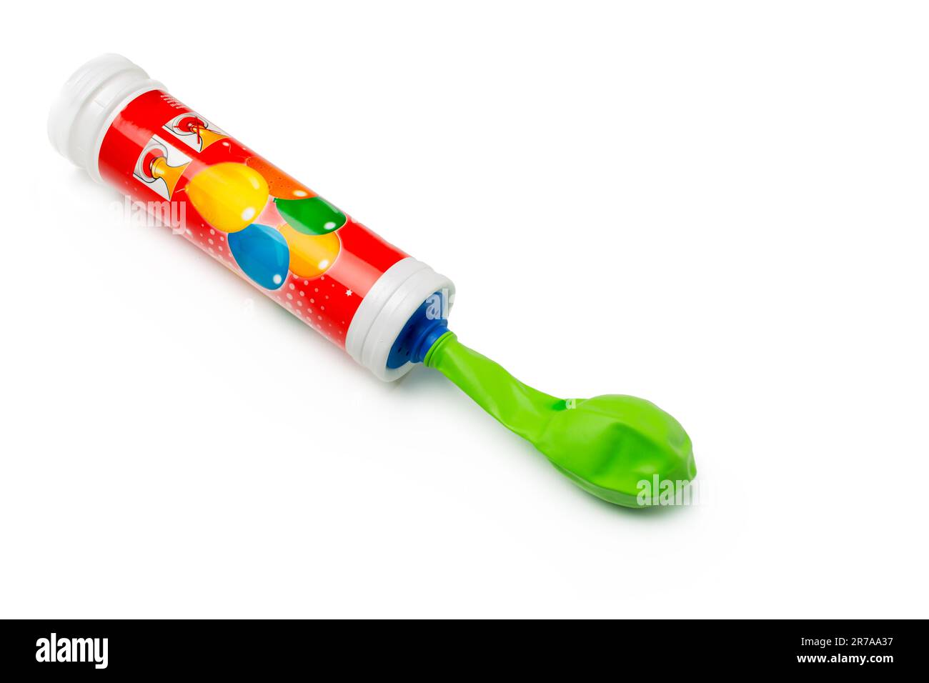 Not inflated balloon isolated Stock Photo - Alamy