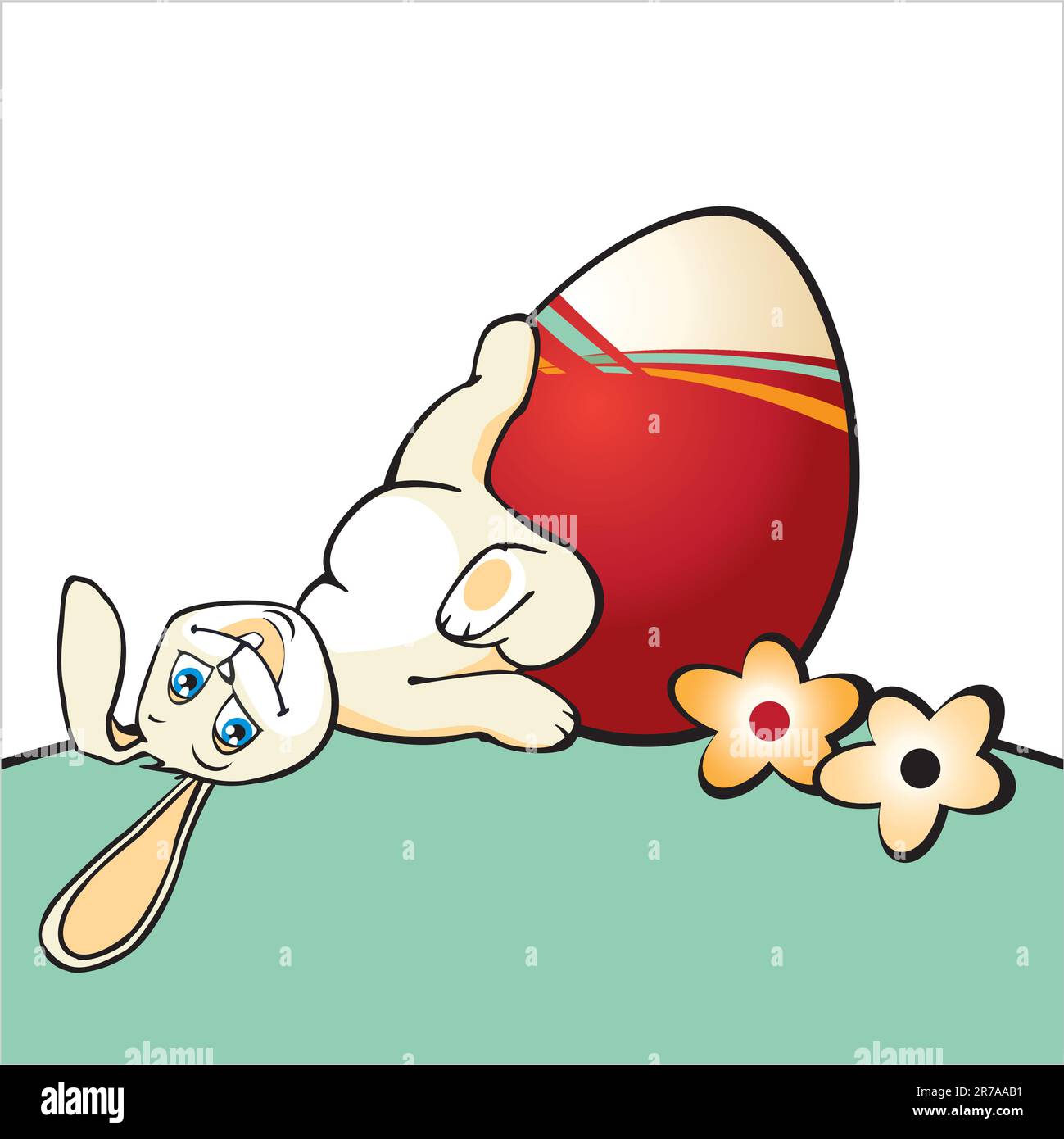 Vector illustration - Easter Egg for Easter holiday celebration and a ...