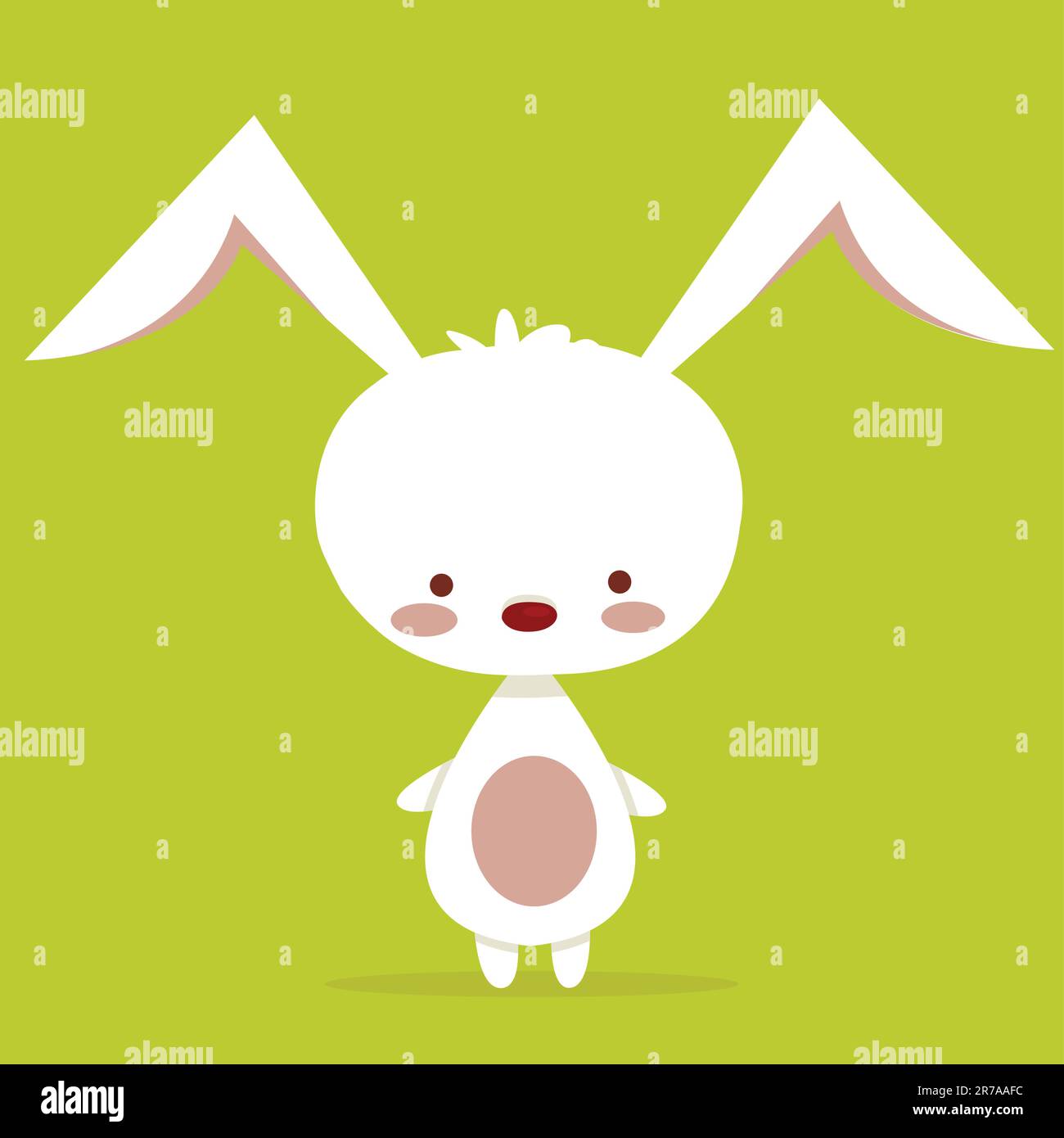 Cute rabbit character, vector illustration Stock Vector Image & Art - Alamy