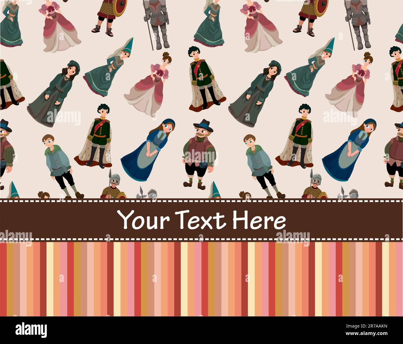 Medieval queen dress Stock Vector Images - Alamy