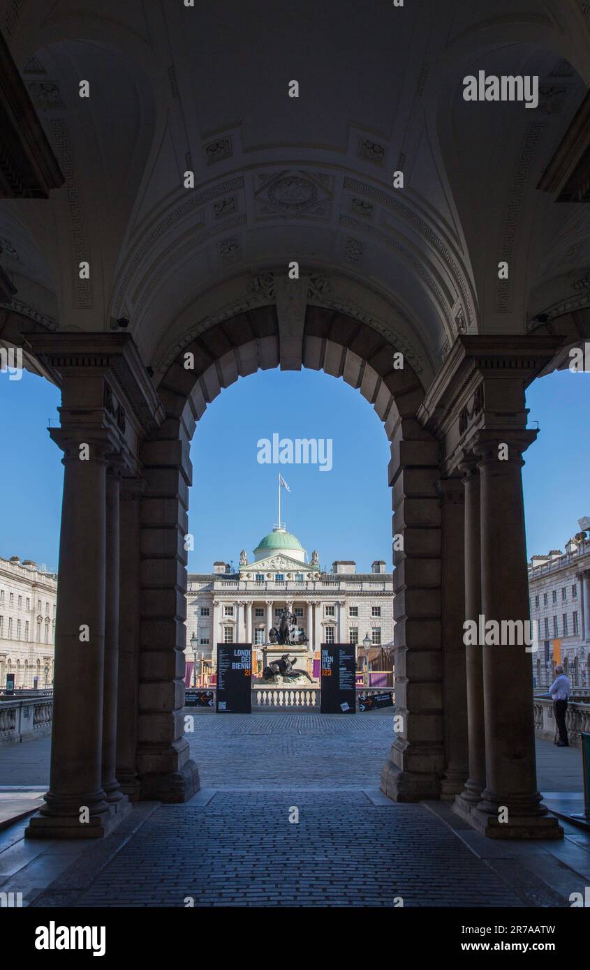 Somerset House London The Strand Stock Photo - Alamy