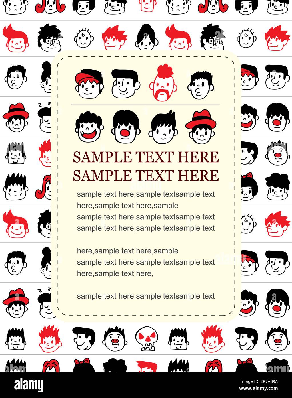 Babies face expression Stock Vector Images - Alamy