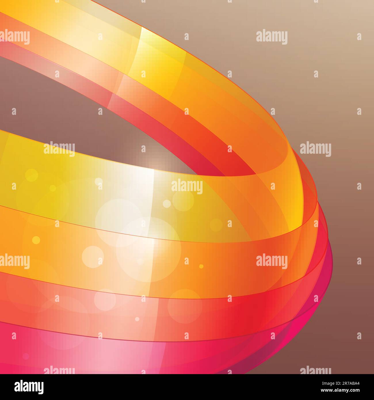 3d bright abstract background - vector illustration Stock Vector Image ...