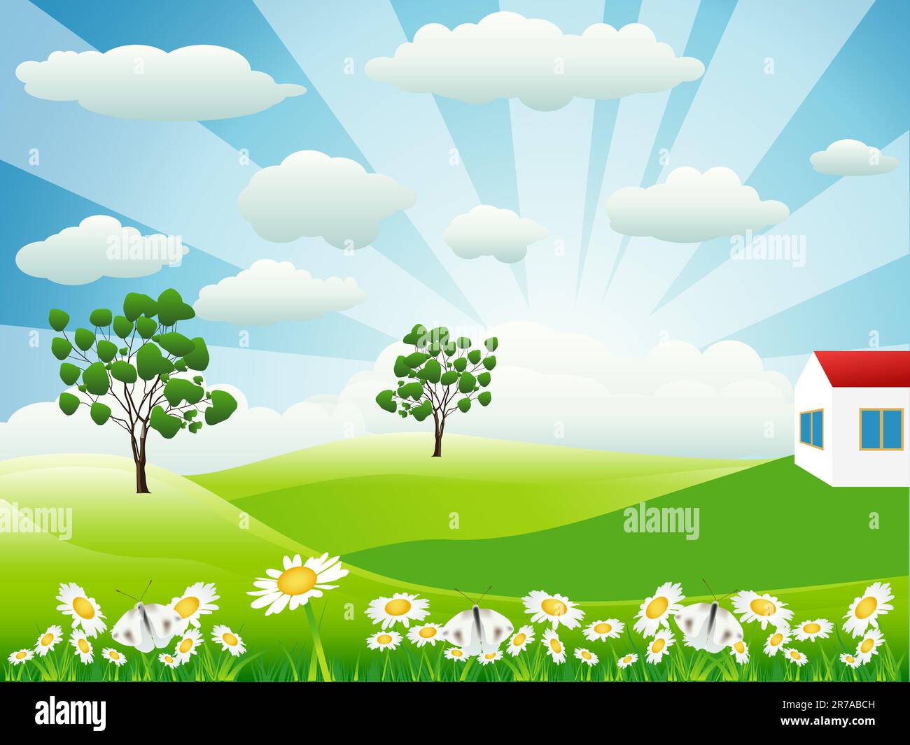 Clear day Stock Vector Images - Alamy