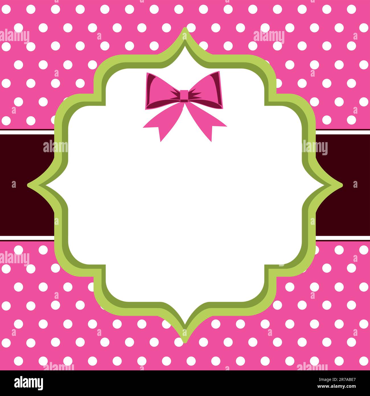 Polka Dot Border Template