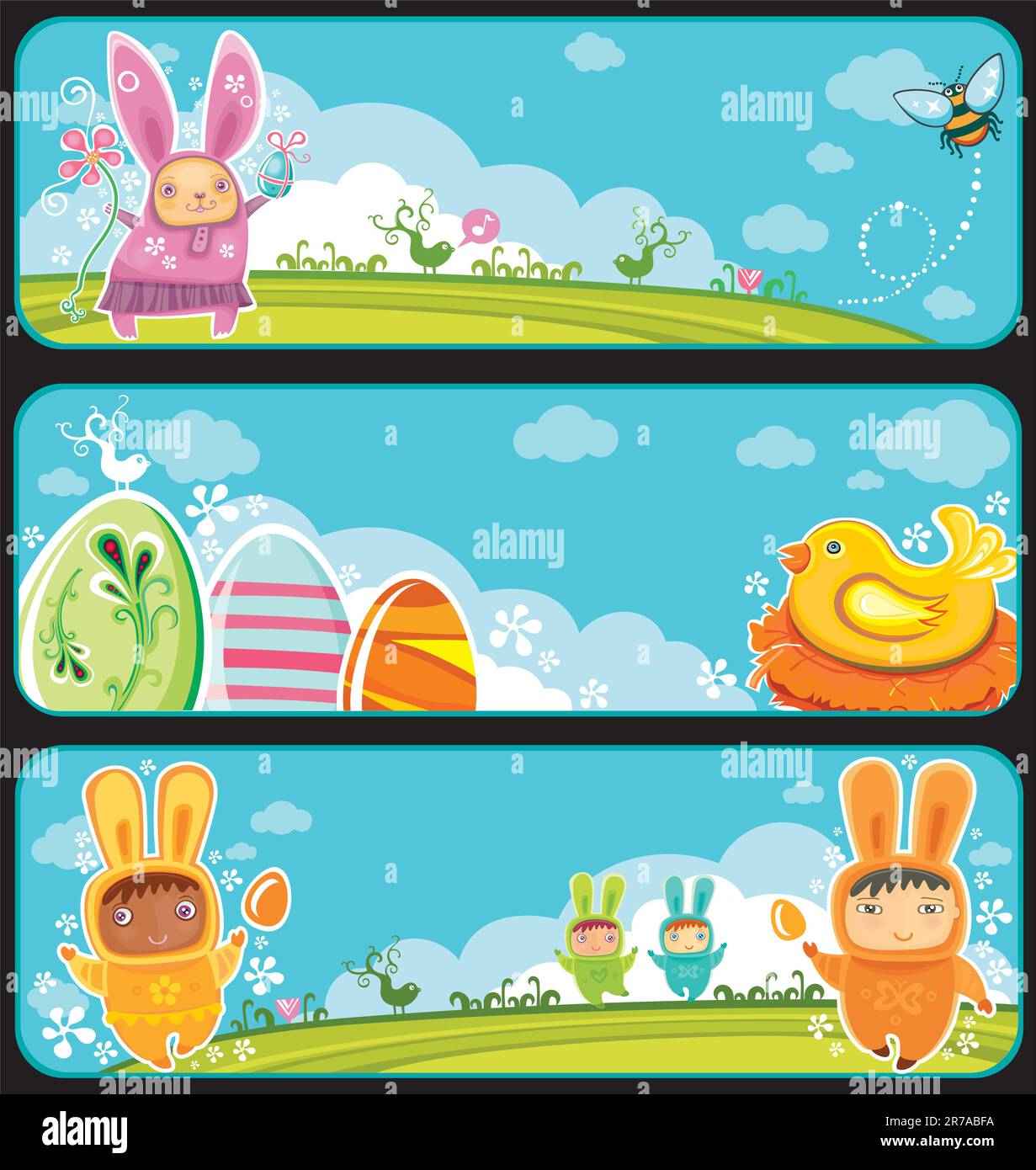 Cute banners hi-res stock photography and images - Alamy