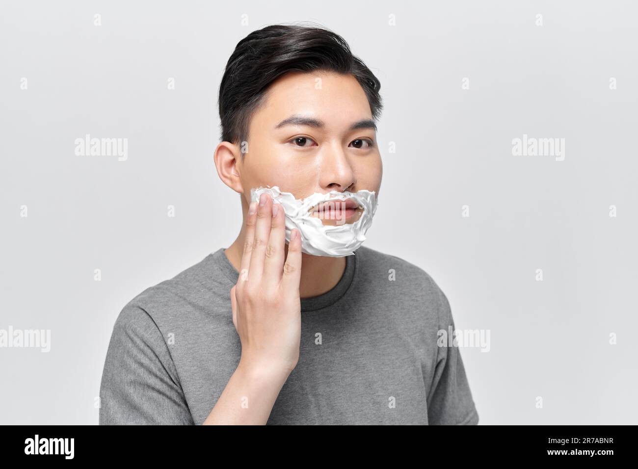 Using shaving foam hi-res stock photography and images - Alamy