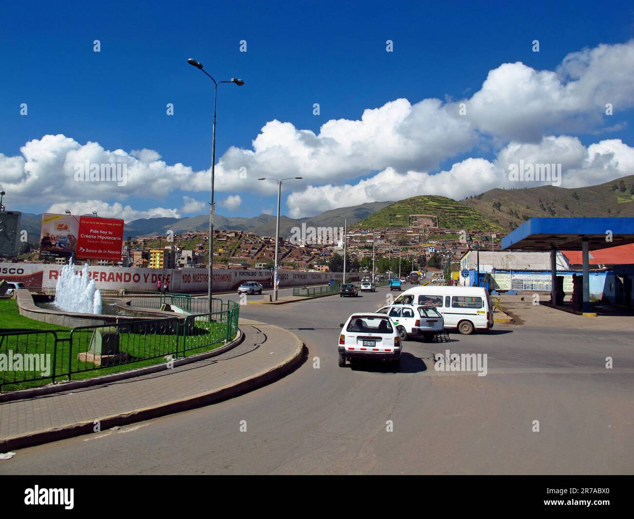 The vintage street in Cusco, Peru Stock Photo - Alamy