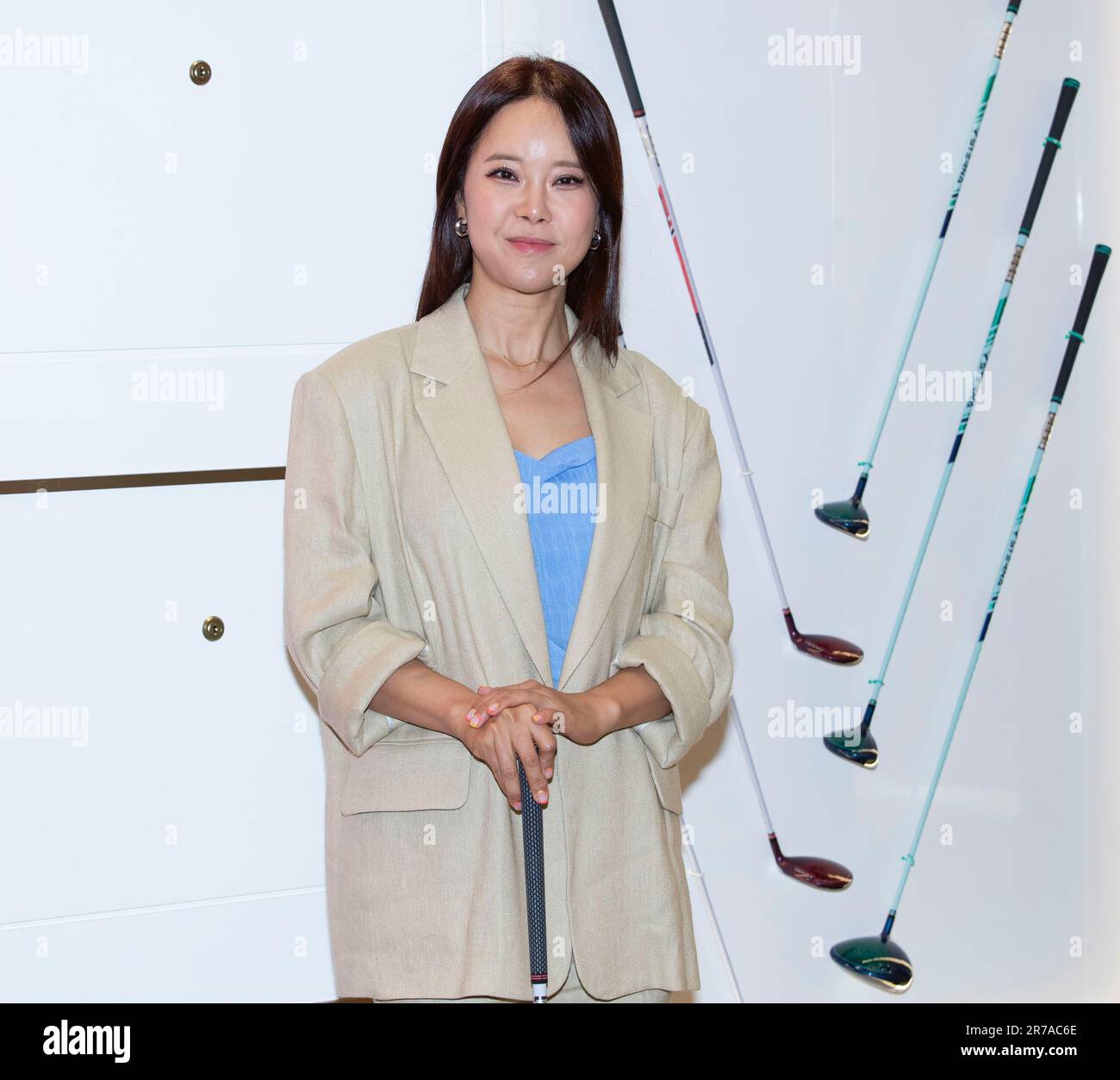 Seoul, South Korea. 14th June, 2023. South Korean singer Baek Ji-young ...