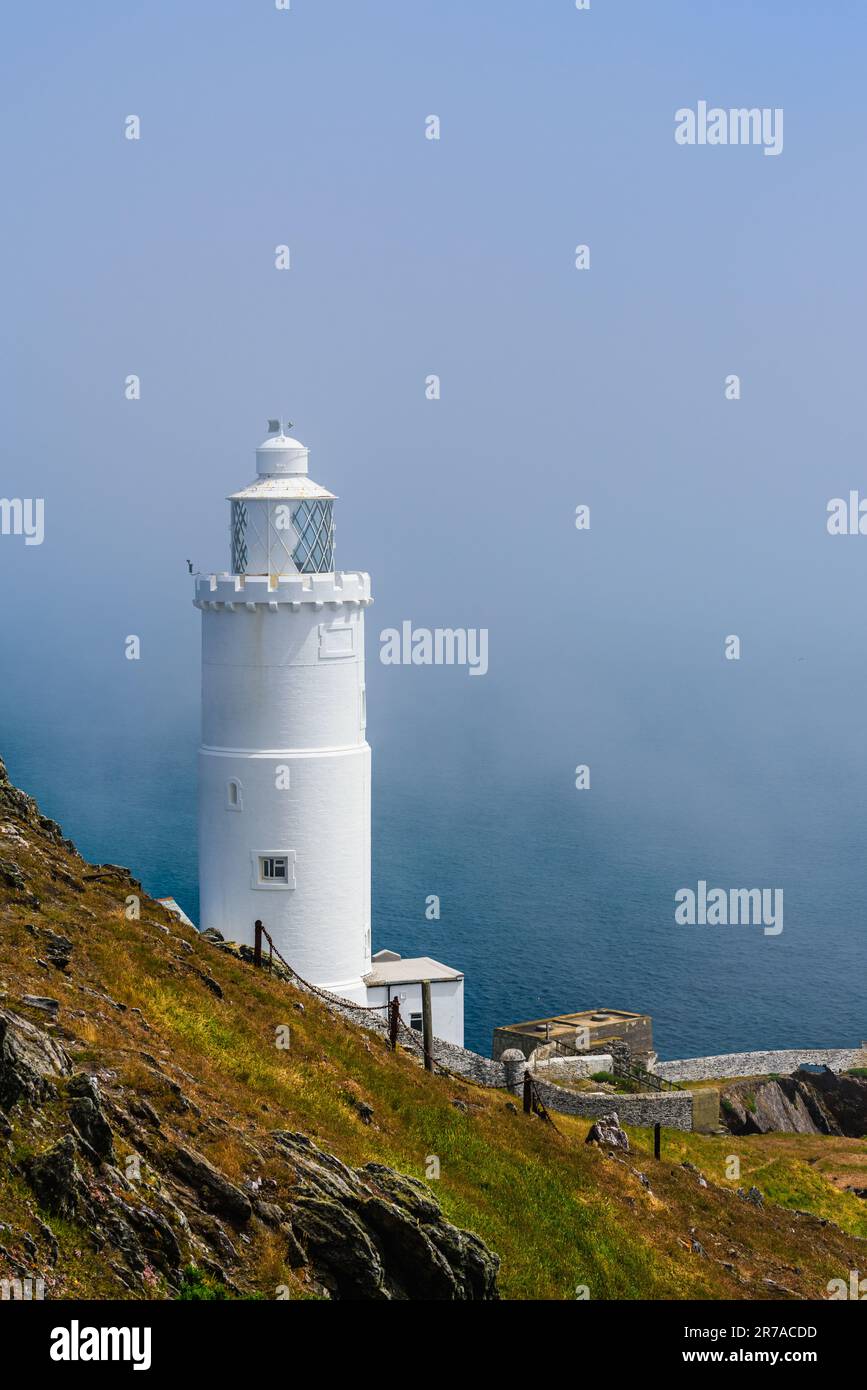 Sea Fret over Start Point Lighthouse, Trinity House and South West ...