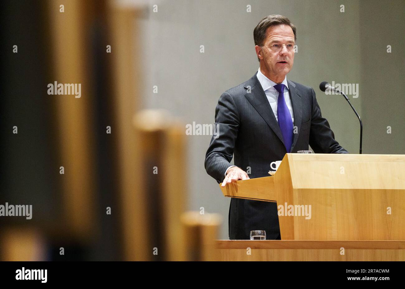 THE HAGUE - Prime Minister Mark Rutte during a debate in the House of ...