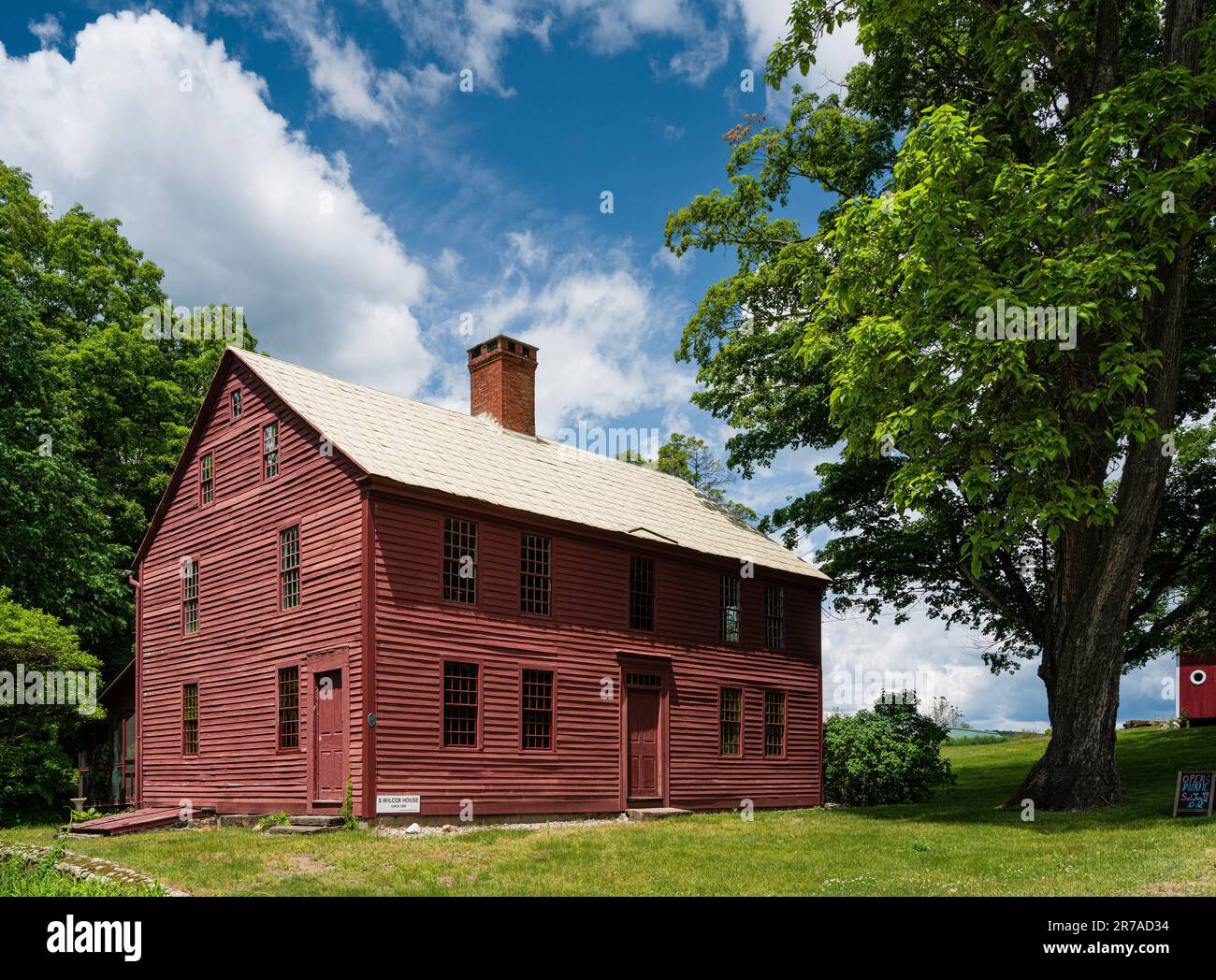 Captain Sadoce Wilcox House Granby, Connecticut, USA Stock Photo - Alamy