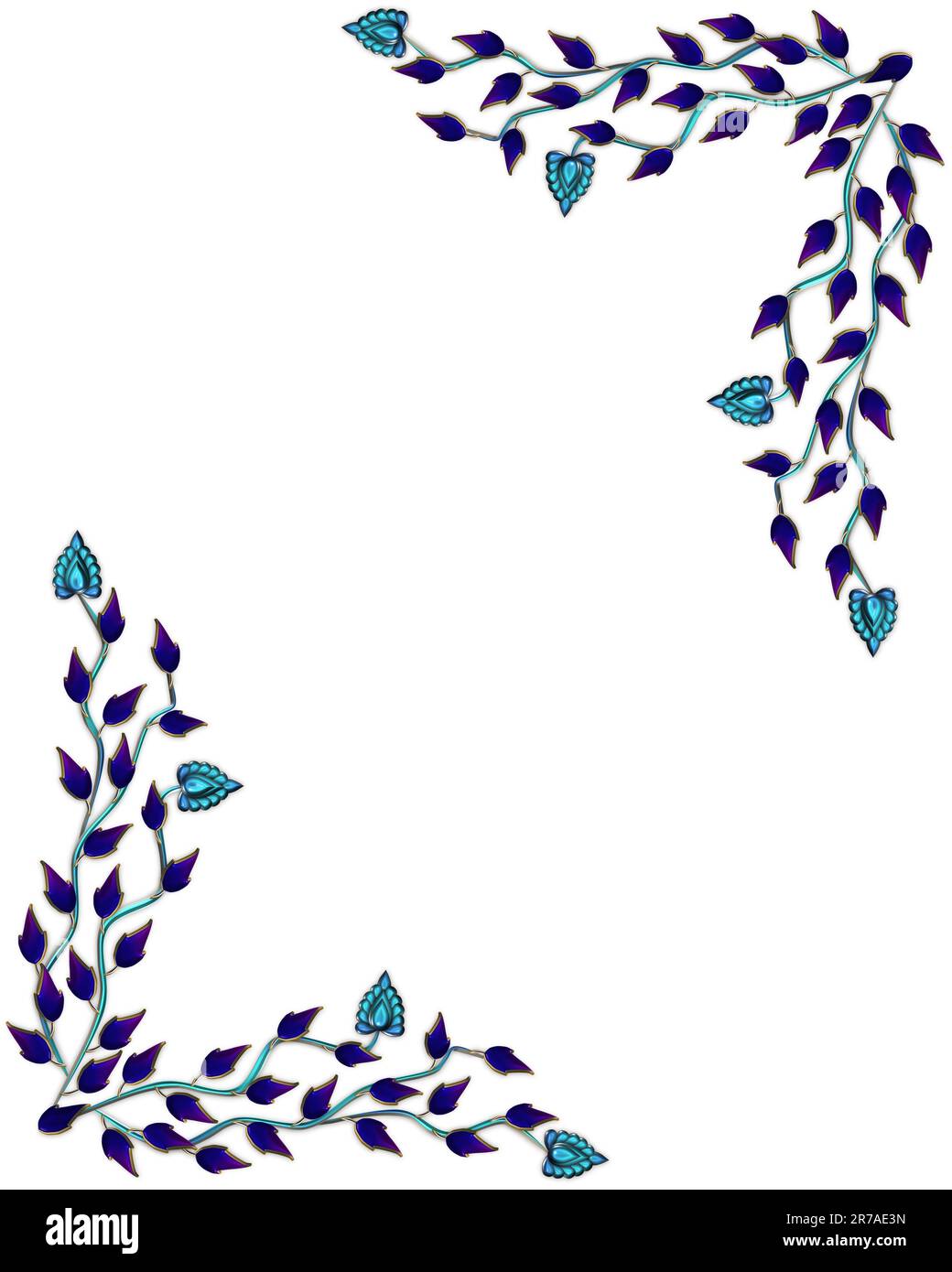 Corner border design hi-res stock photography and images - Alamy