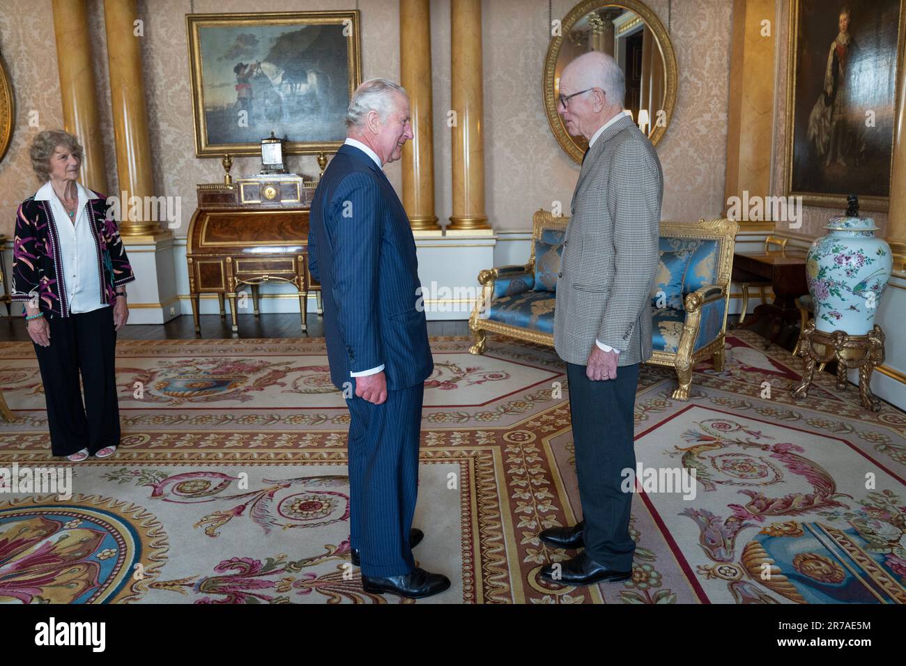 King Charles III receives Mr Peter Hillary, son of Sir Edmund Hillary ...