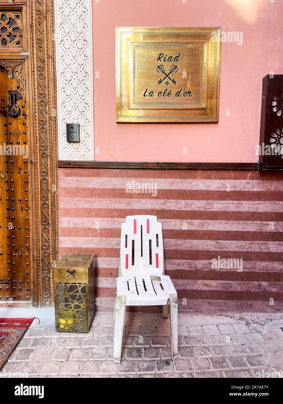 Morocco, Marrakech, Traditional riad Stock Photo - Alamy