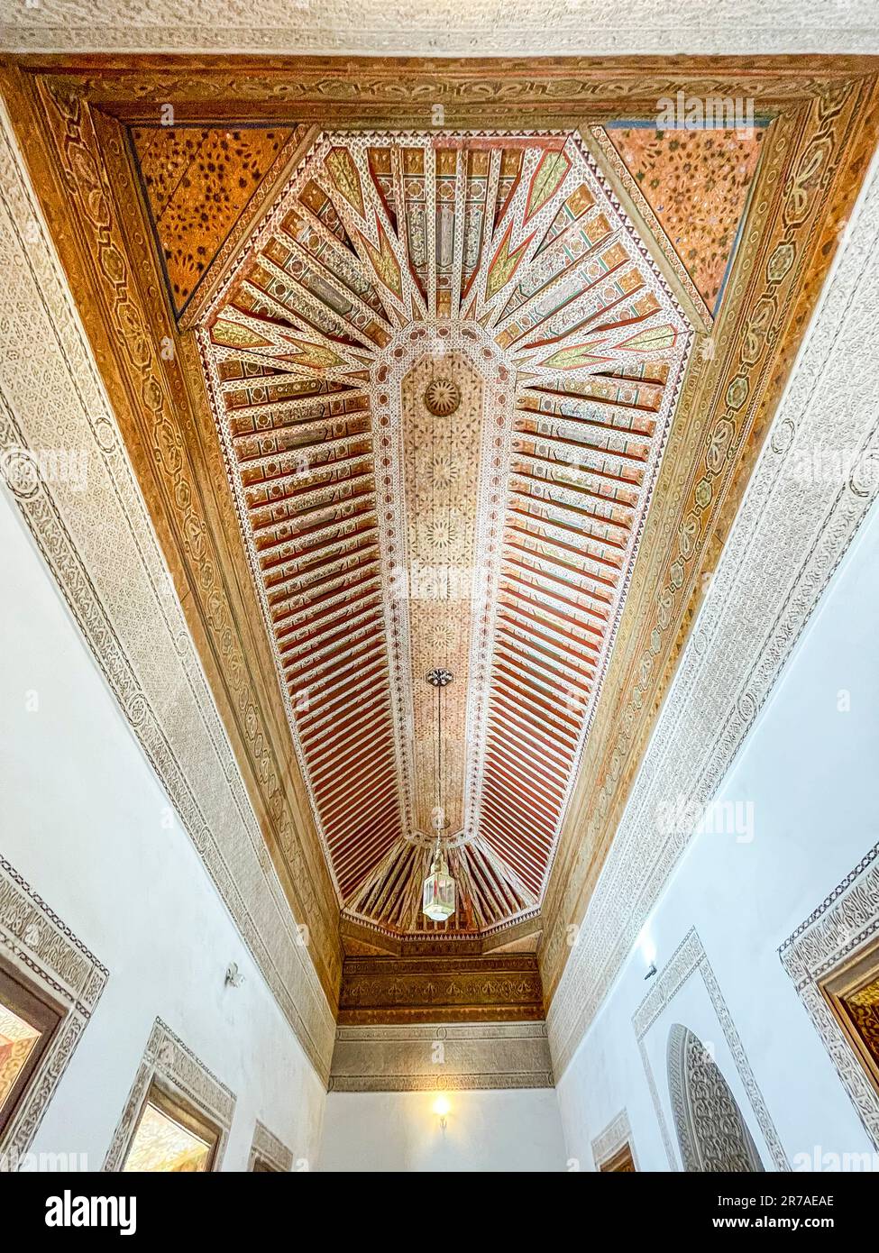 Morocco, Marrakech, El Bahia palace Stock Photo - Alamy