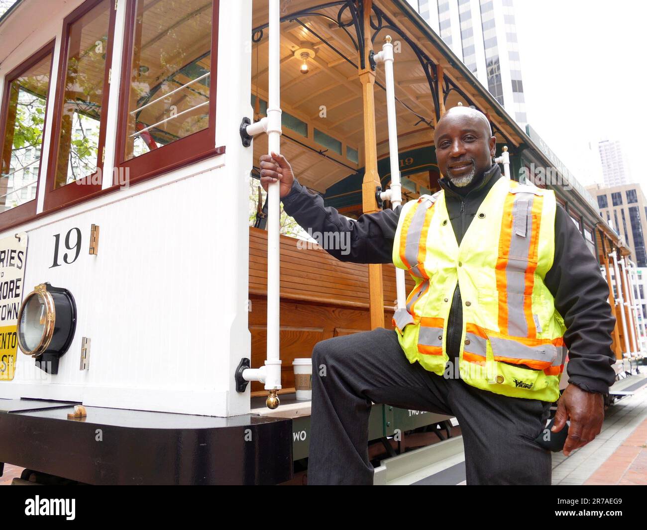 San Francisco, USA. 13th June, 2023. Conductor Calvin Watts stands next ...