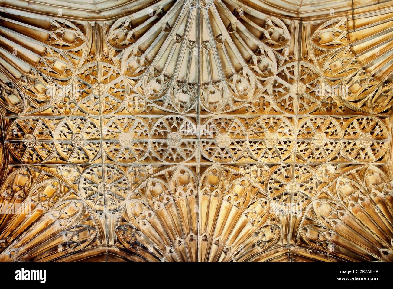 Ceiling, Gloucester Cathedral, Gloucester, England, United Kingdom ...