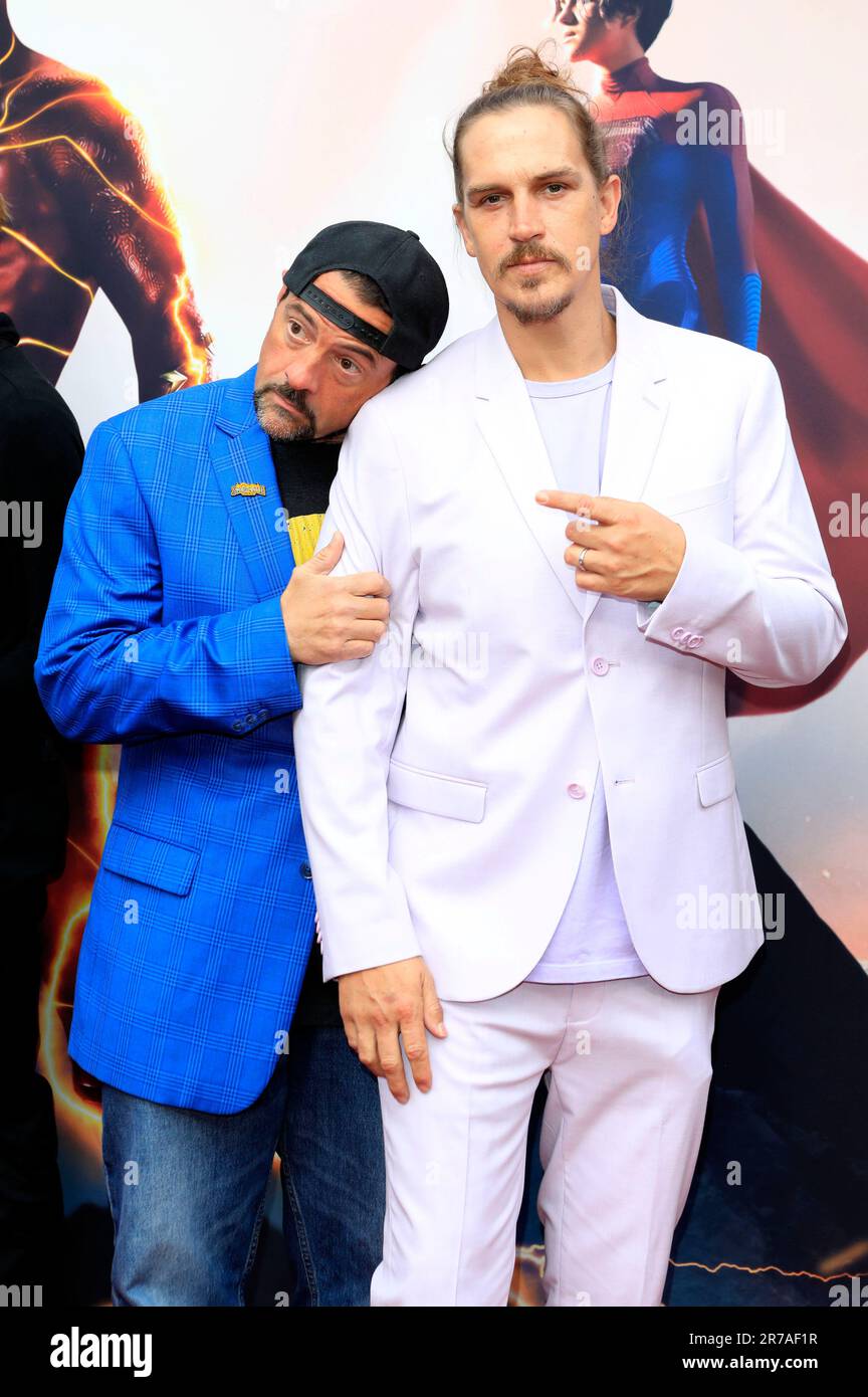 Kevin Smith und Jason Mewes bei der Premiere des Kinofilms 'The Flash ...
