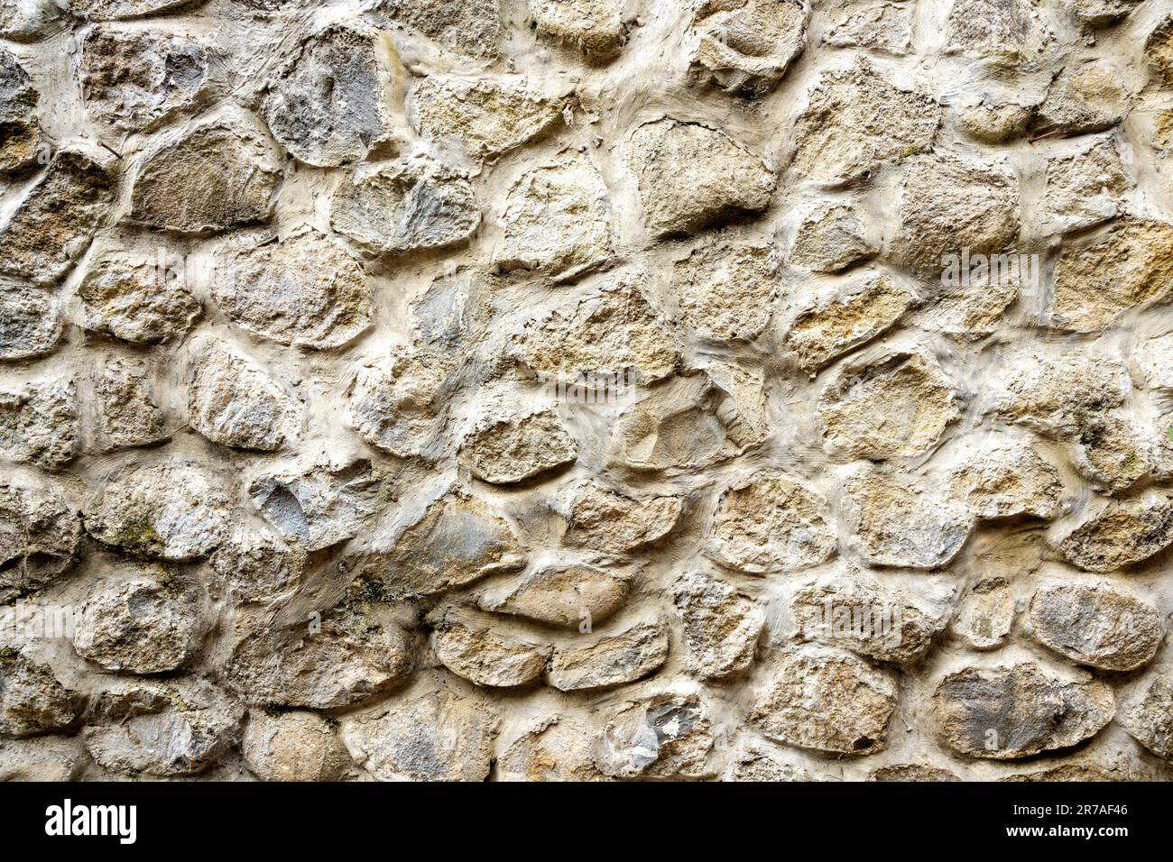 Close-up view of the stone wall. Stone wall for texture background ...